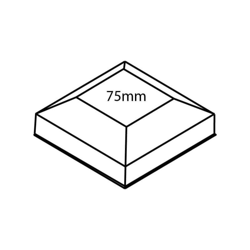 Steel Fence Post Caps PCAP75 Fence Posts To Site steel-fence-post-caps-pcap75-fence-posts-to-site